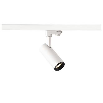 SLV 3 Phasen System Leuchte NUMINOS PHASE S/LED 3-Phasen-Strahler, Spot, Decken-Strahler, Decken-Leuchte, Schienensystem, Innen-Beleuchtung / 3000K 10.42W