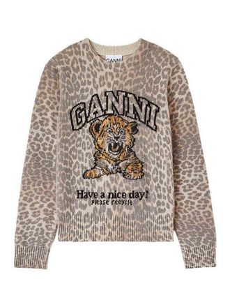 Ganni Sweatshirt - Beige
