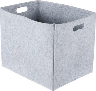axentia Filzkorb, grau, ca. 45 x 35,5 x 34 cm