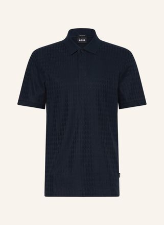 HUGO BOSS Jersey-Poloshirt Parley blau