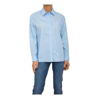 Liu Jo Damen, Blusen & Hemden, Blau, MGr&ouml;&szlig;e