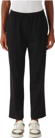 Meimeij Femme, Pantalons, Noir, Taille: 42 FR Pantalon en m&eacute;lange de viscose extensible