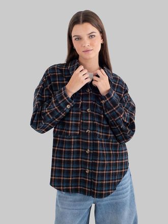 Hurley Hurley Brave Flannel Jacke worker blue