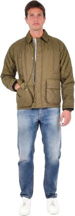 Herno Homme, Vestes, Vert, Taille: XL Veste en nylon Chamonix et coton technique cir&eacute;