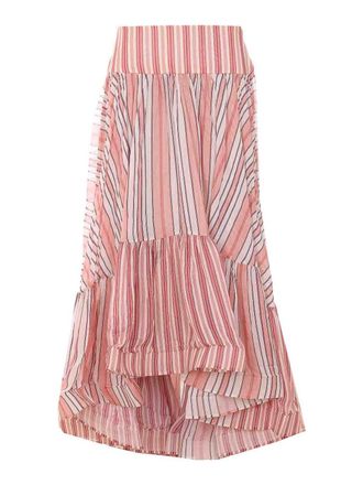 Zimmermann Jupe Midi - Rouge