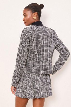 Lipsy Kurzjacke Lipsy verk&uuml;rzte Boucl&eacute;-Jacke, Regular (1-St)