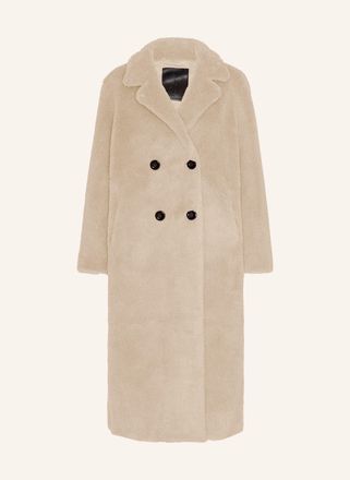 Americandreams Americandreams Long Coat Without Fur Fiona beige