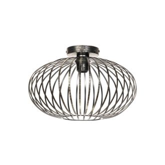 Lindby Deckenlampe Rosalea (Modern) in Schwarz aus Metall (1 flammig, E27) - Deckenleuchte Lampe Wohnzimmerleuchte