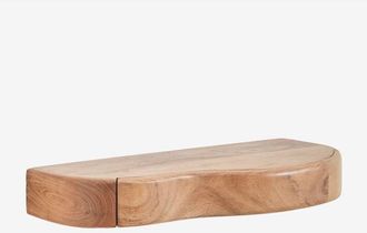 Sklum Étagère murale en bois dacacia Nireimi SKLUM &x2194&xFE0E 60 cm