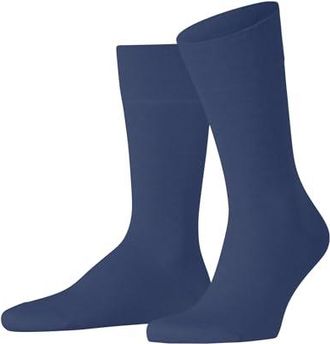 Falke Panama M So lin coton unies 1 paire, Chaussettes Homme, Bleu Mingblue 6740, 41-42