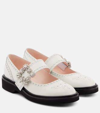 Roger Vivier Mary-Jane-Ballerinas Viv Rangers Flower