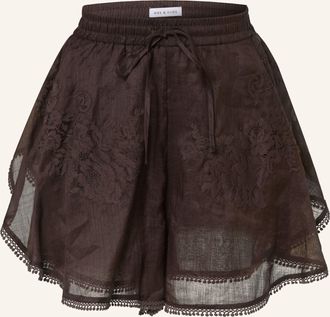 Mrs & Hugs Mrs & Hugs Shorts Mit Spitze braun
