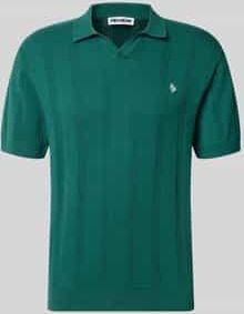 Review Regular Fit Poloshirt mit Logo-Stitching