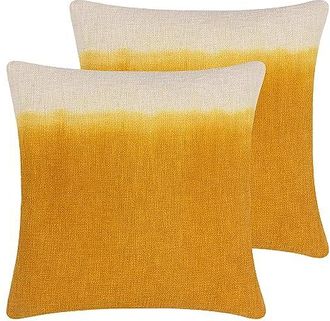 furn. Mizu Square Polyetser Filled Cushions Twin Pack