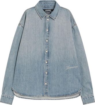 Jacquemus Homme, Chemises, Bleu, Taille: M de-Nîmes Simon Denim Shirt