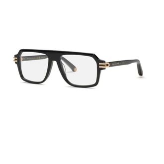 Philipp Plein Homme, Accessoires, Noir, Taille: 56 MM Square Optical Frame