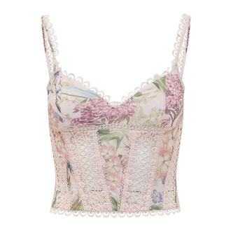 Charo Ruiz Ibiza Femme, Tops, Multicolore, Taille: 38 FR Poppy Top