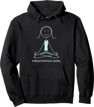 Whyitsme Design Lustige Frauenmeditation, M&auml;dchen-Achtsamkeitsgeschenk Pullover Hoodie