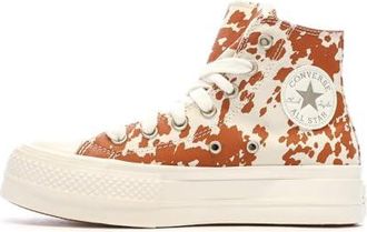 Converse Baskets Oranges/Beige Femme Chuck Taylor All Star Lift