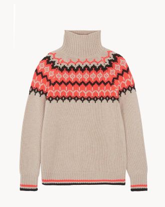 Kujten Pull cachemire femme col chemin&eacute;e, 12 fils - Pull Stella Jacquard