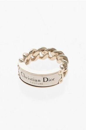 Dior Braided Golden Effect Ring size M