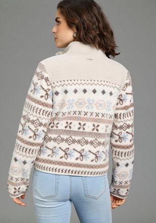 Kangaroos Fleecejacke Teddy Fleece mit Druck f&uuml;r den &Uuml;bergang