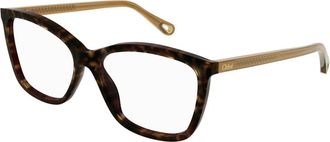 Chlo&eacute; unisex, Accessoires, Brun, Taille: 55 MM Cat-eye Optical Frame