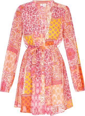 Izia Kleid Frauen orange mehrfarbig