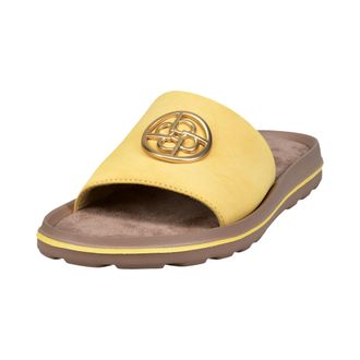 Bugatti Damen Sandaletten, Frauen Sandalen,Sommersandalen,bequem,flach,Sommerschuhe,Freizeitschuhe,offene Schuhe,Yellow (5000),38 EU/EU UK