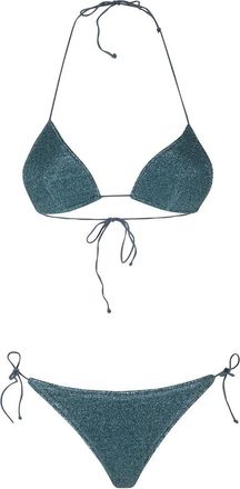 Os&eacute;ree Femme, Maillots de bain, Bleu, Taille: 40 FR Lumi&egrave;re 80s Bikini