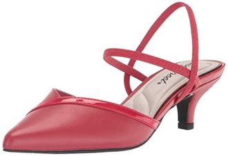 Easy Street Escarpins Unna pour Femme, Rouge, 41 EU