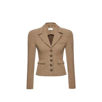 Magda Butrym Blazer en laine m&eacute;lang&eacute;e