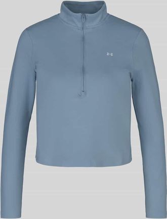 Under Armour Slim Fit Sport-Langarmshirt mit Logo-Print