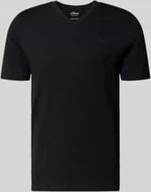 s.Oliver Red Label Regular Fit T-Shirt aus reiner Baumwolle