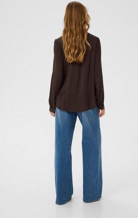 Kaffe Langarmbluse Langarm-Bluse Trine