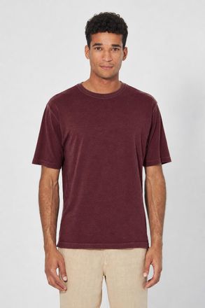Hempage Hempage Herren vegan T-Shirt Basic Kastanienbraun