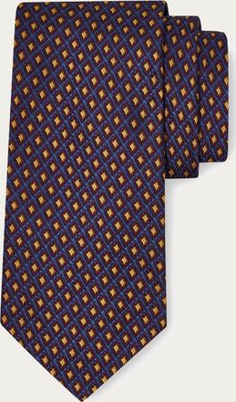 Ferragamo Herren Jacquard-Krawatte - Infinite Inspirations Rot