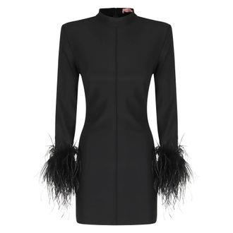 Twentyfourhaitch Partykleid - - Dresses - Damen - Schwarzk - S