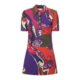 Pucci Femme, Robes, Multicolore, Taille: 36 FR Viscose Mini Dress