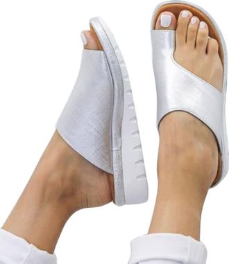 Onsoyours Damen Sommer Big Toe Fu&szlig;korrektur Sandale Frauen Bunion Corrector Schuhe Sommer Strand Reise Schuhe Pantolette Big Toe Hallux Valgus F&uuml;r Die Behandlun