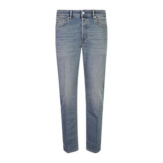 Nine In The Morning Gewaschene Blaue Denim Jeans Gerader Schnitt - - Jeans - Herren - Blau - W34
