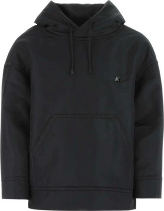 Valentino Garavani Homme, Sweatshirts et sweats &agrave; capuche, Noir, Taille: S Nylon SweaT-shirt