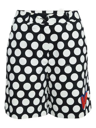 Moschino short à pois - Noir