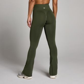 MyProtein Legging &eacute;vas&eacute; sans coutures Tempo MP femme - Vert for&ecirc;t - XS