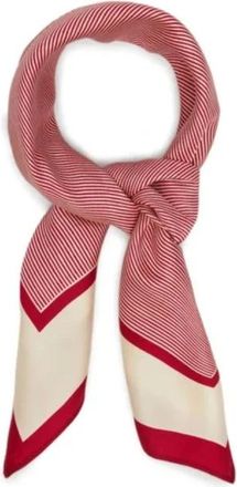 Tommy Hilfiger Femme, Accessoires, Rouge, Taille: ONE Size Pure Silk Square Scarf