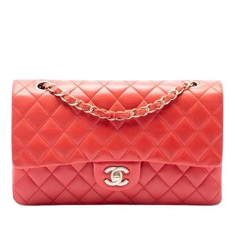 Chanel Sac bandouli&egrave;re vintage double rabat Pre-owned - Femme - Pre-owned - Orange - Taille: ONE Size