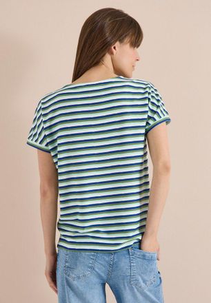 Cecil Rundhalsshirt im soften Baumwoll-Mix