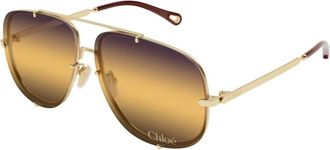 Chloé Damen, Accessories, Gelb, 62 MMGröße