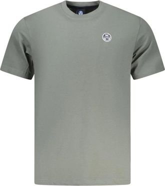 North Sails Verde Baumwoll-T-Shirt - - Tops - Herren - Gr&uuml;n - 3XL