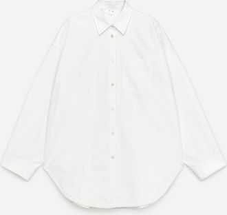 Arket Hemd Mit Dolman-Ärmeln -Weiß